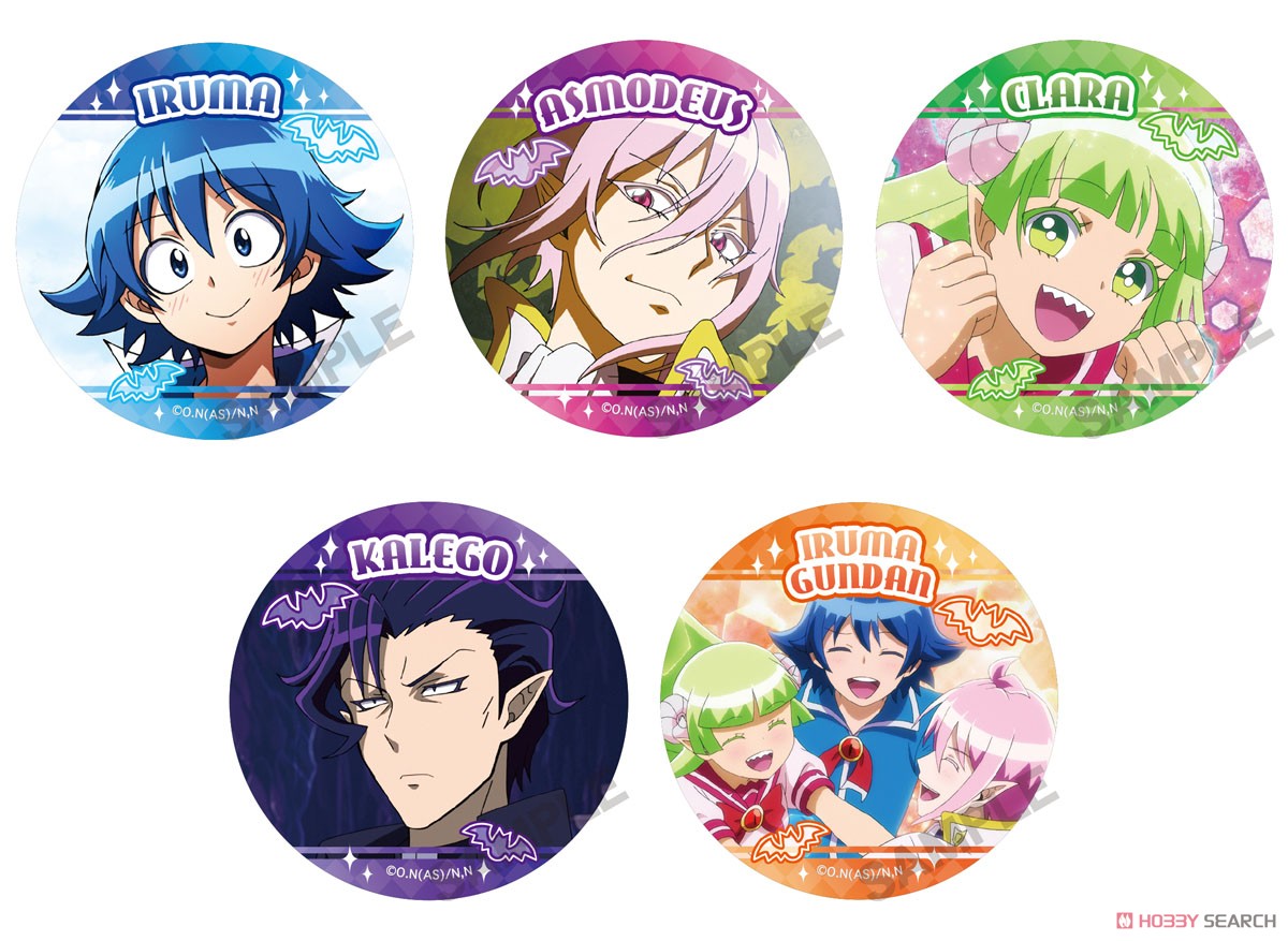 Welcome to Demon School! Iruma-kun Can Badge Kalego Naberius (Anime Toy ...