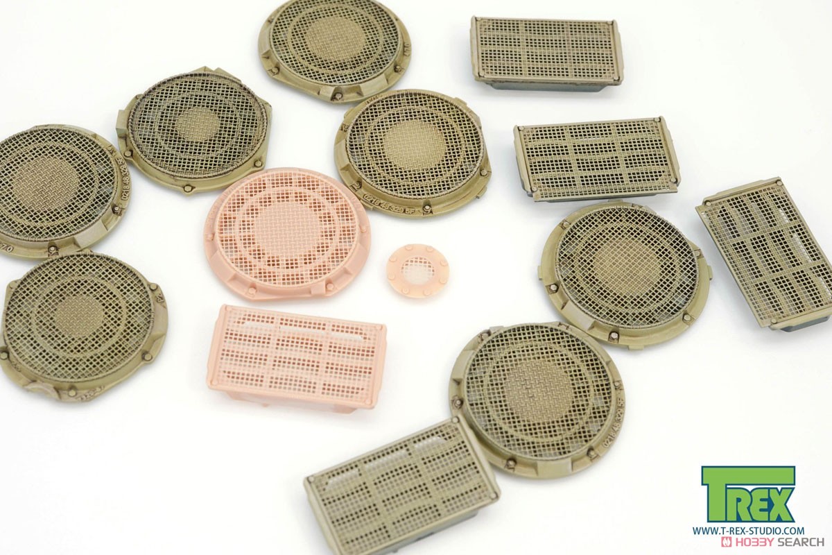 Cooling Air Intake/Exhaust Armor Guards w/Mesh Pattern A for Panther ...